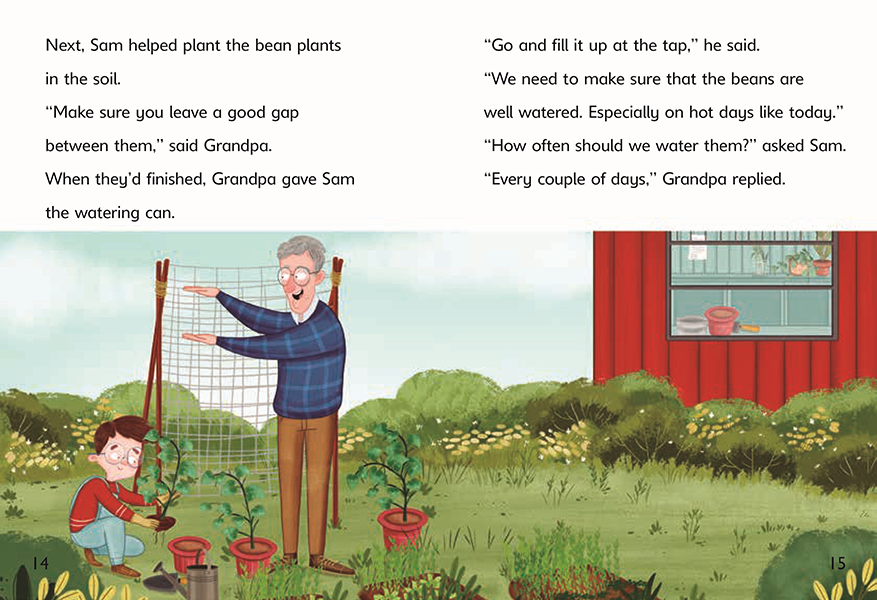 Grandpa's Garden - Growing Beans - Damian Harvey