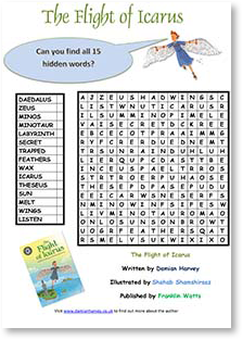 The Flight of Icarus - Minotaur - Greek Myths - Damian Harvey